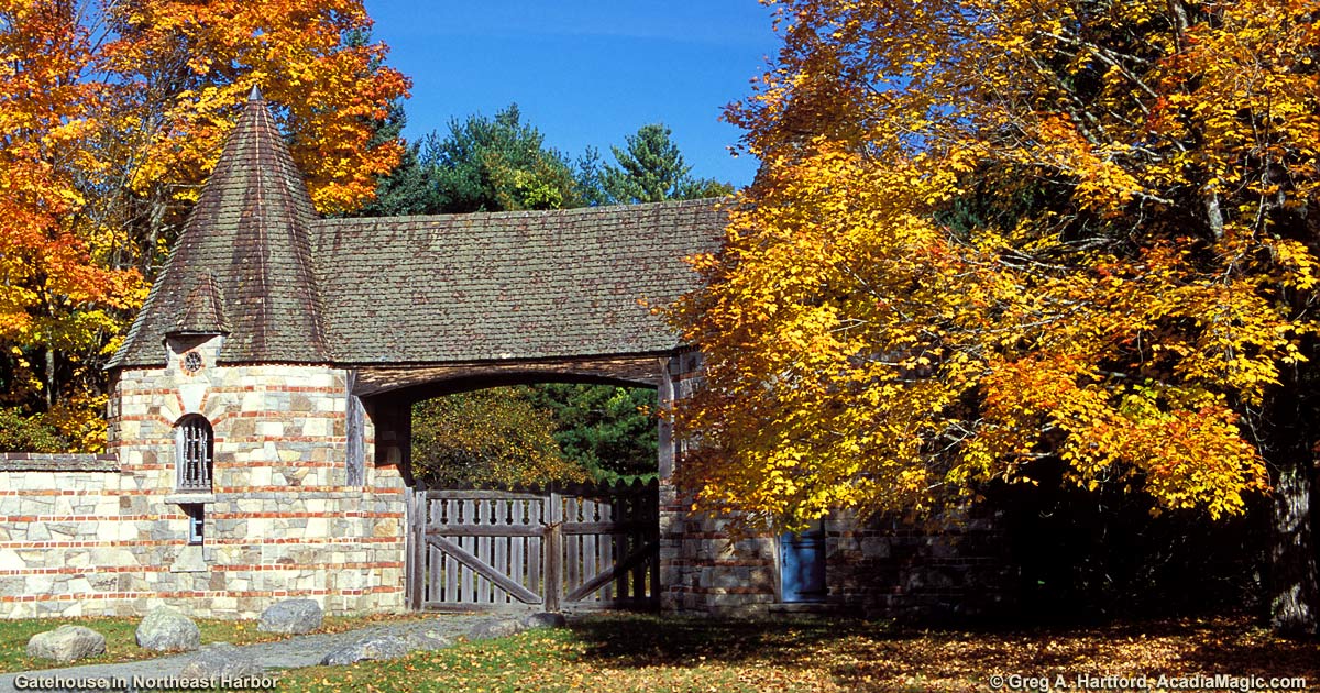 Carriage Road Gatehouse - Acadia National Park