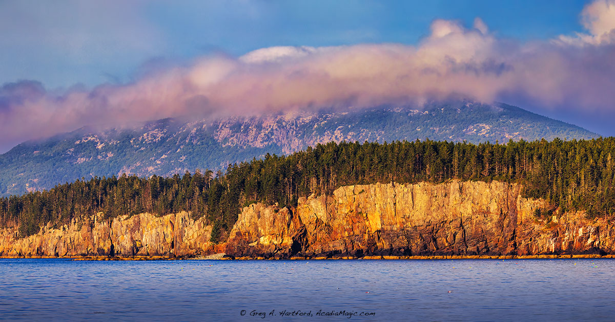Ironbound Island Maine in Winter Harbor, Maine