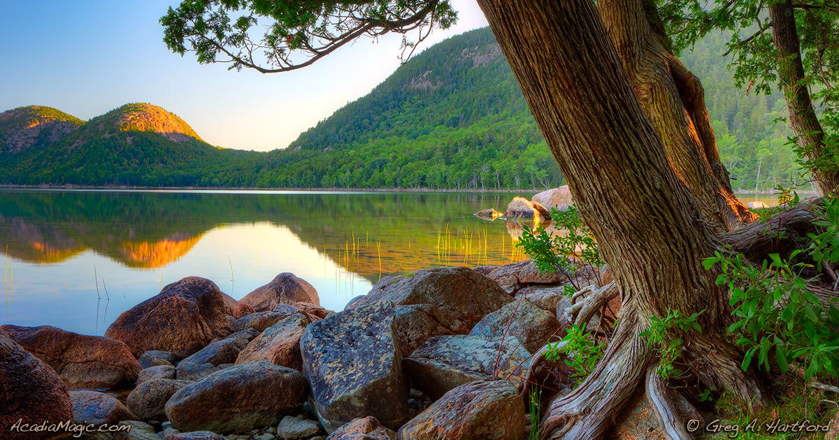 Acadia National Park - Jordan Pond Sunrise