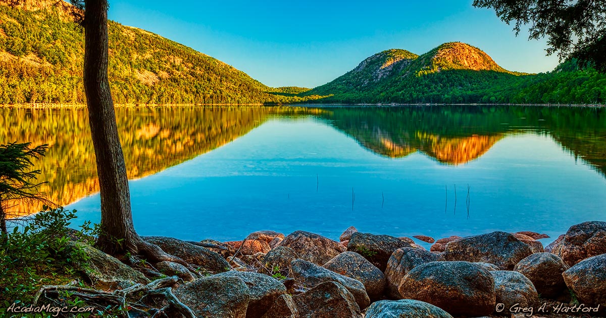 Jordan Pond & The Bubbles in Acadia National Park