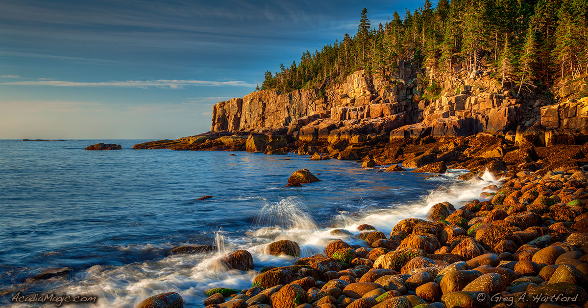 Otter Cliff at Sunrise in Acadia National Park